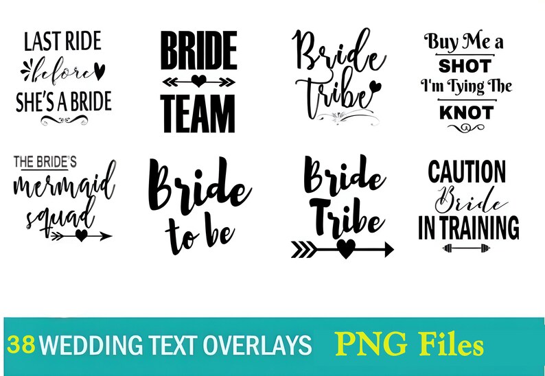 38 Wedding Text Overlays the Ultimate Wedding Photo Enhancement Toolkit ...