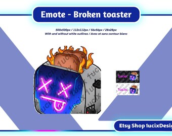 Toaster Twitch Emote - Etsy