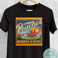 Peaches Records and Tapes Vinyl Music Records Shop 80s 90s T-shirt - Etsy
