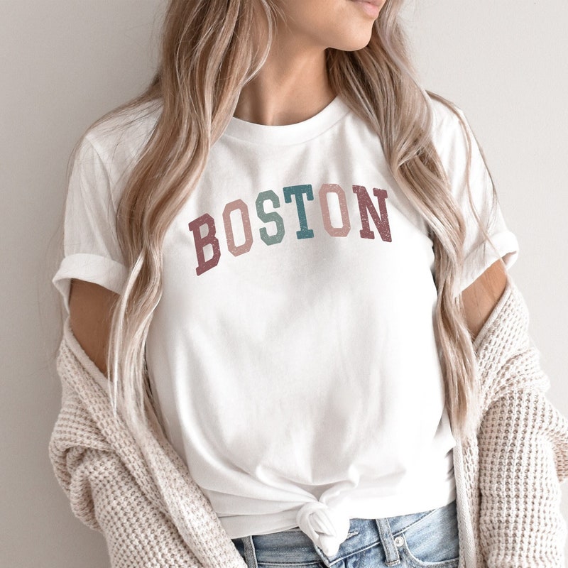 Boston Souvenir T Shirt - Etsy