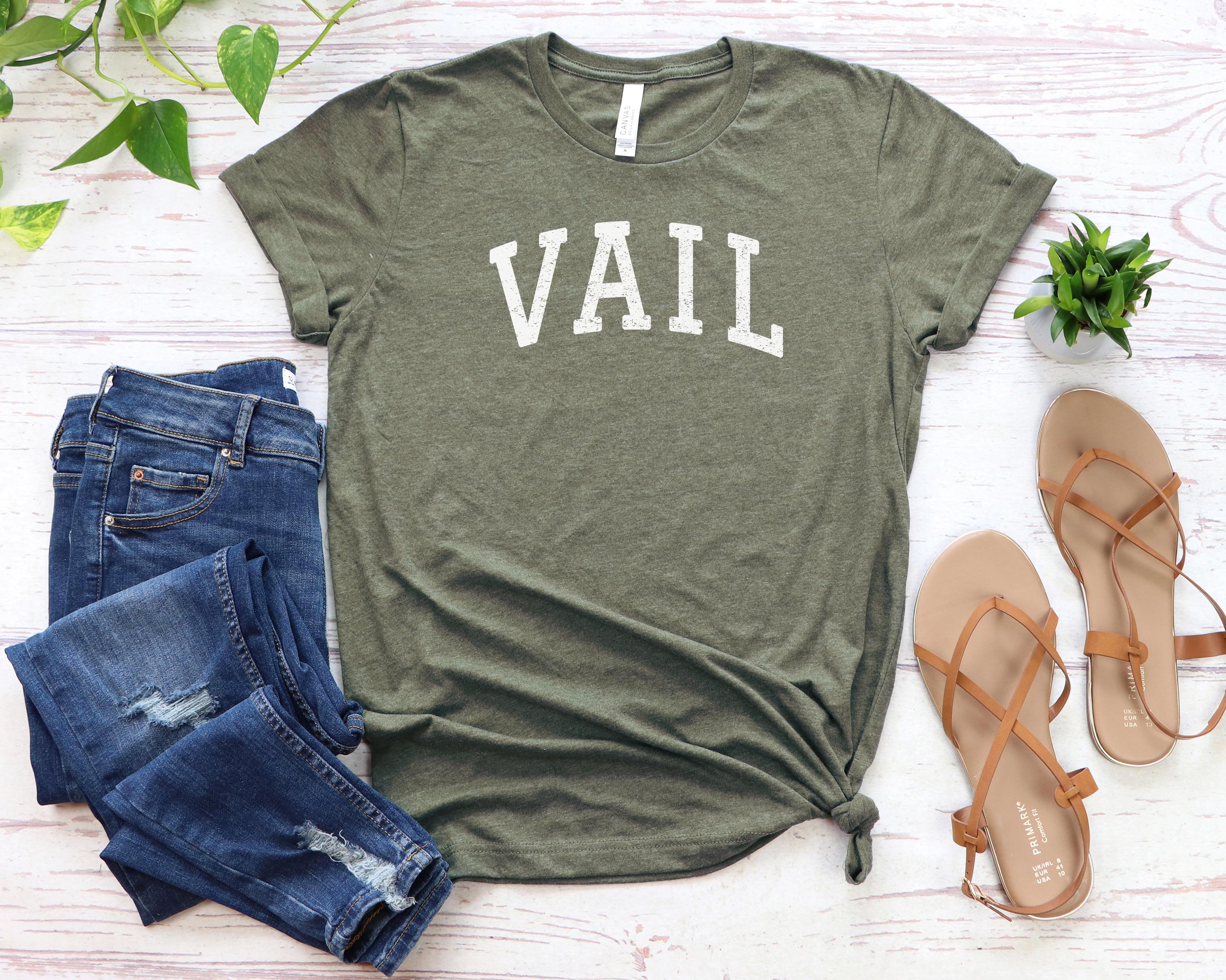 VAIL Shirt, Vail Colorado Tshirt, Vail Gift, Vail CO Ski T Shirt, Cute ...