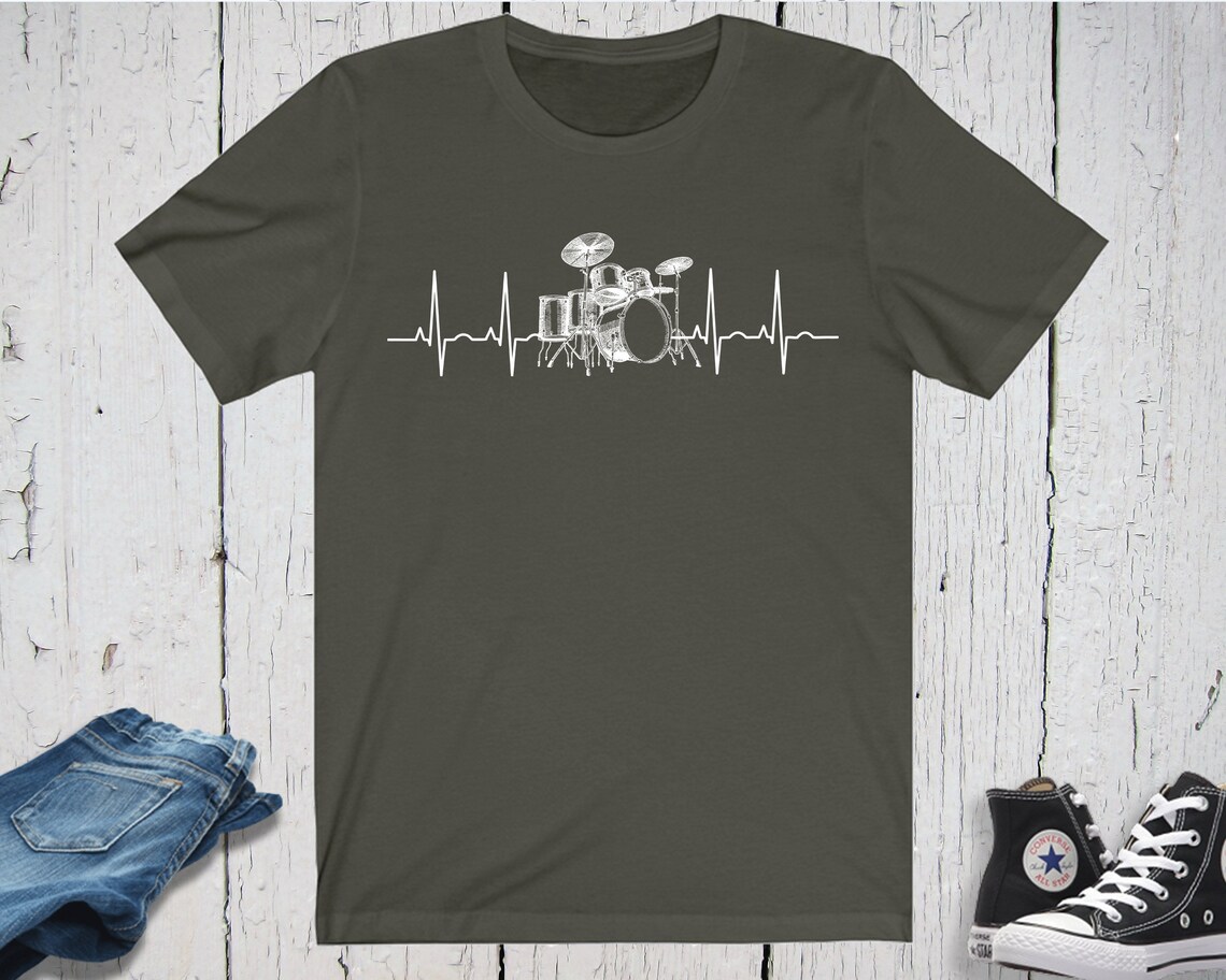 Drums T-shirt Drummer Gift Drum Lover Gift Gift for Drum - Etsy