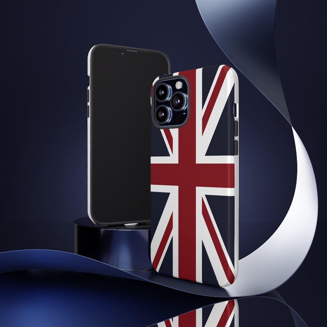 British Flag iPhone Case, United Kingdom Flag Cover for Phone 14 13 12 ...