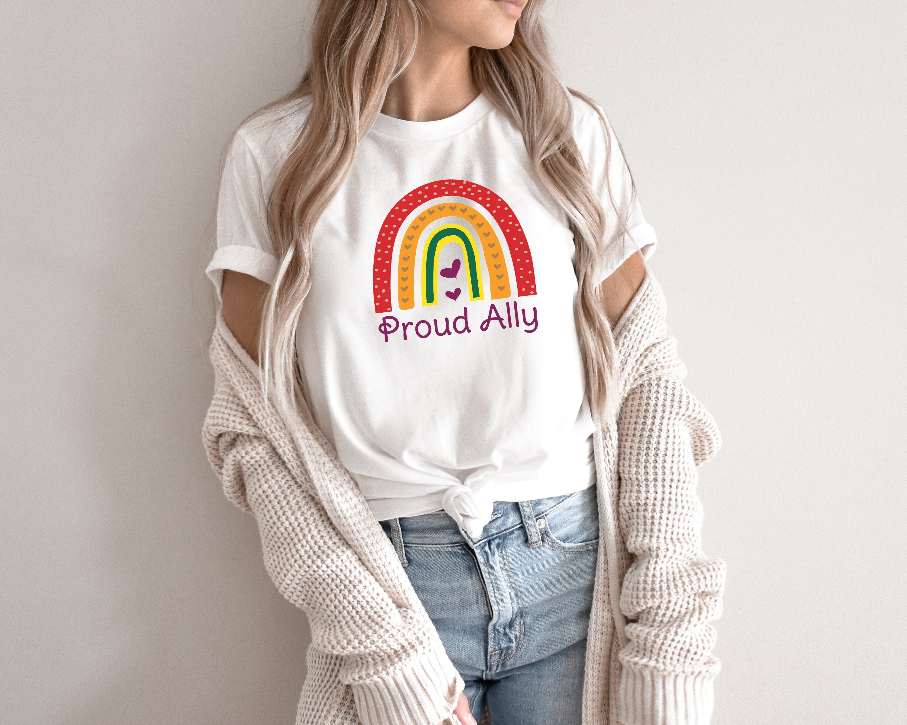 Ally Shirt Proud LGBT Ally LGBT Ally T Shirt Pride Shirt | Etsy