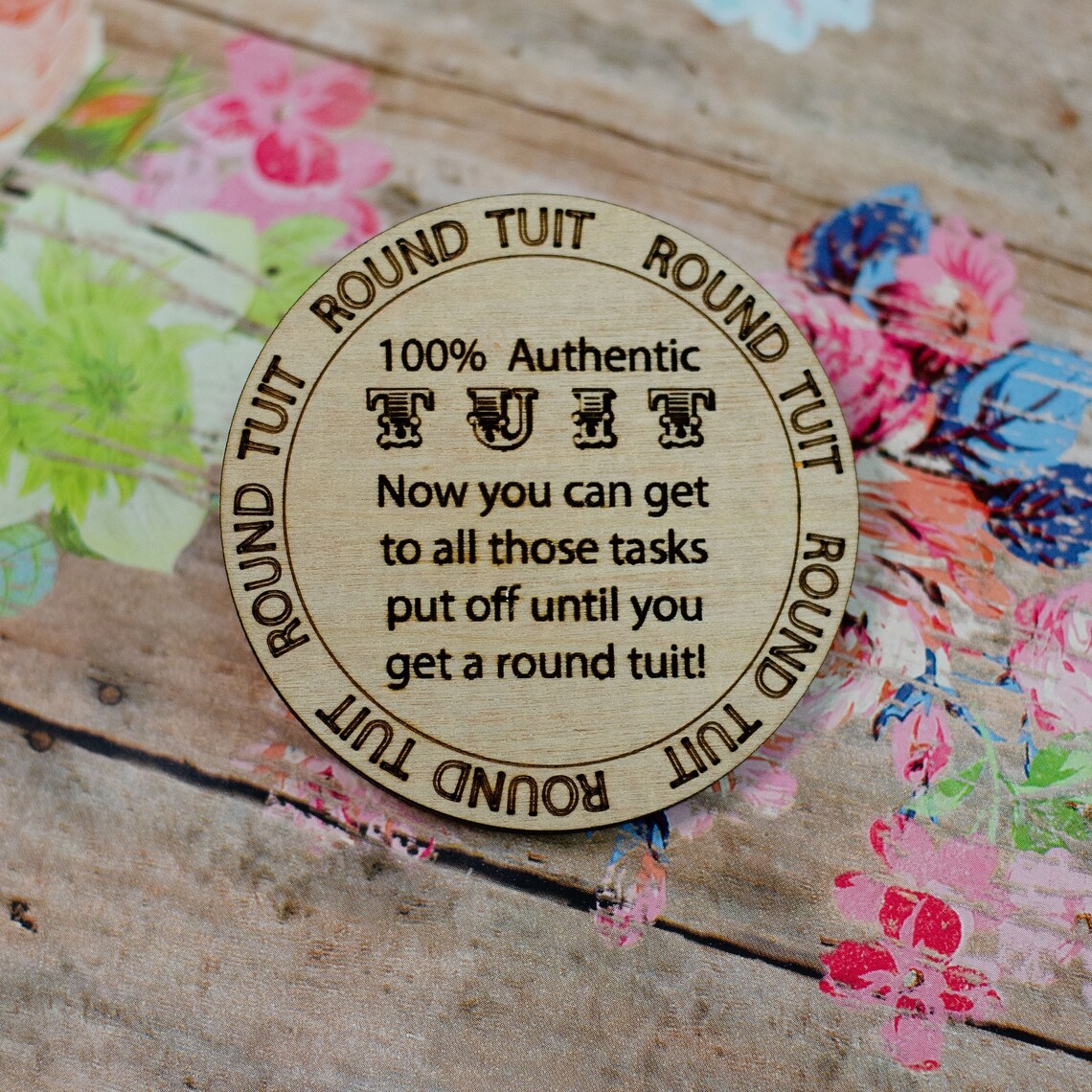 Round Tuit Token - Etsy