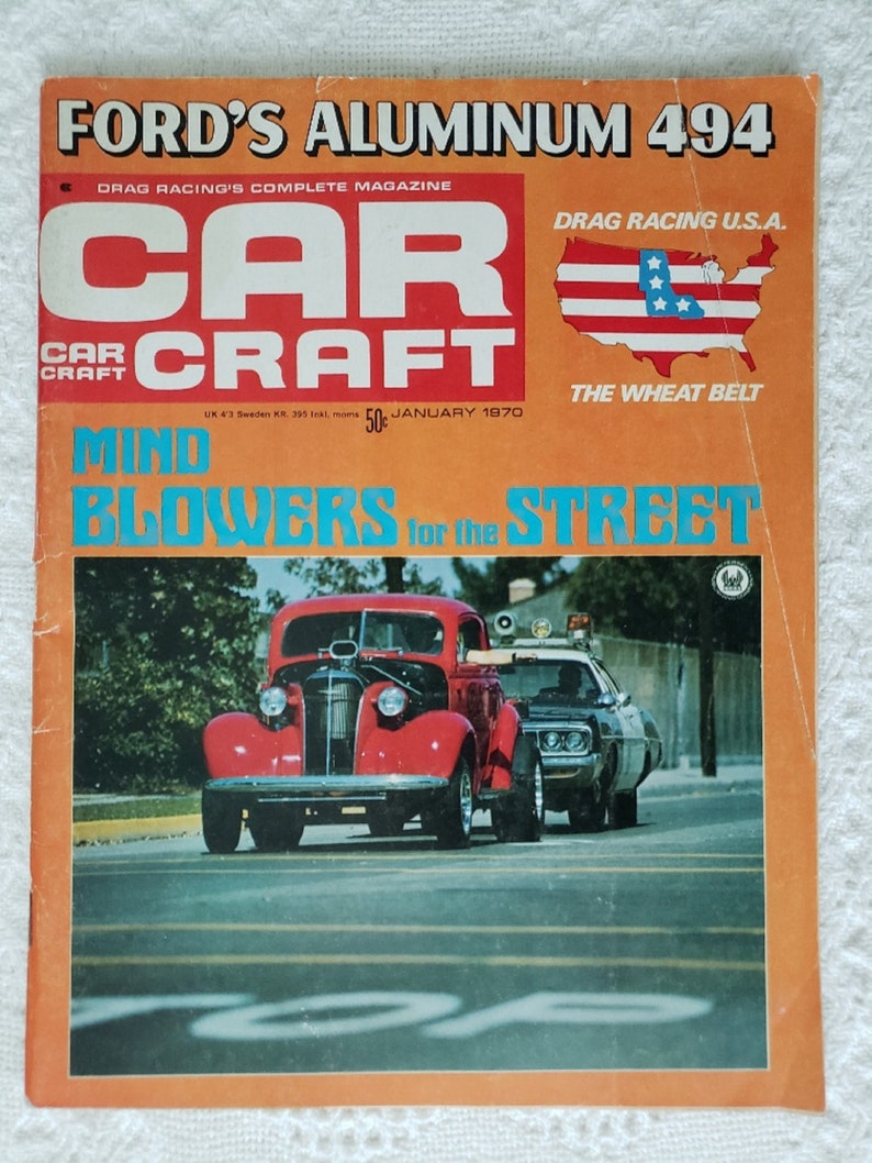 Car Craft Magazine January 1970 - Etsy