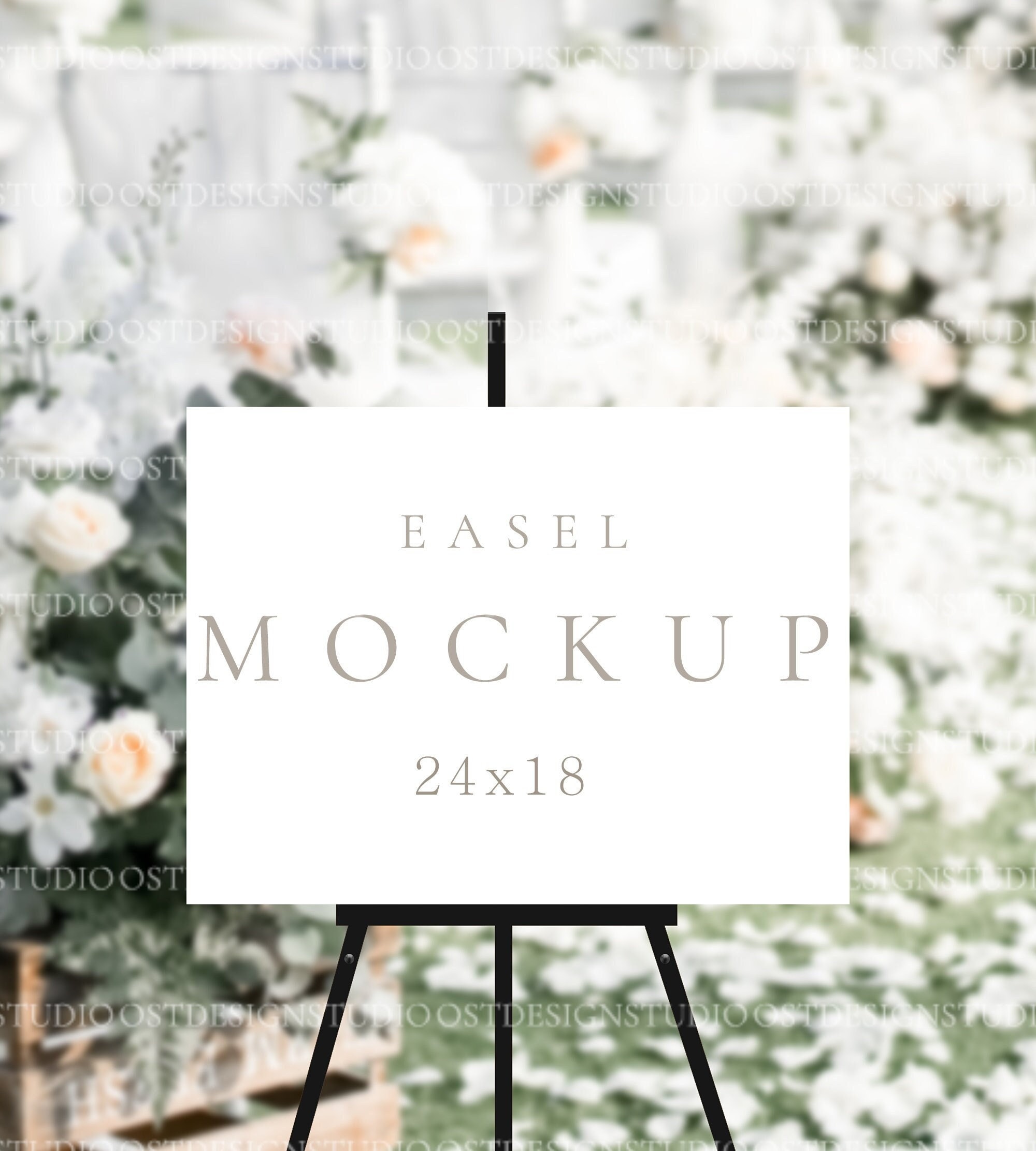 Easel Sign Mockup Welcome Sign Mockup Wedding Easel Mockup - Etsy