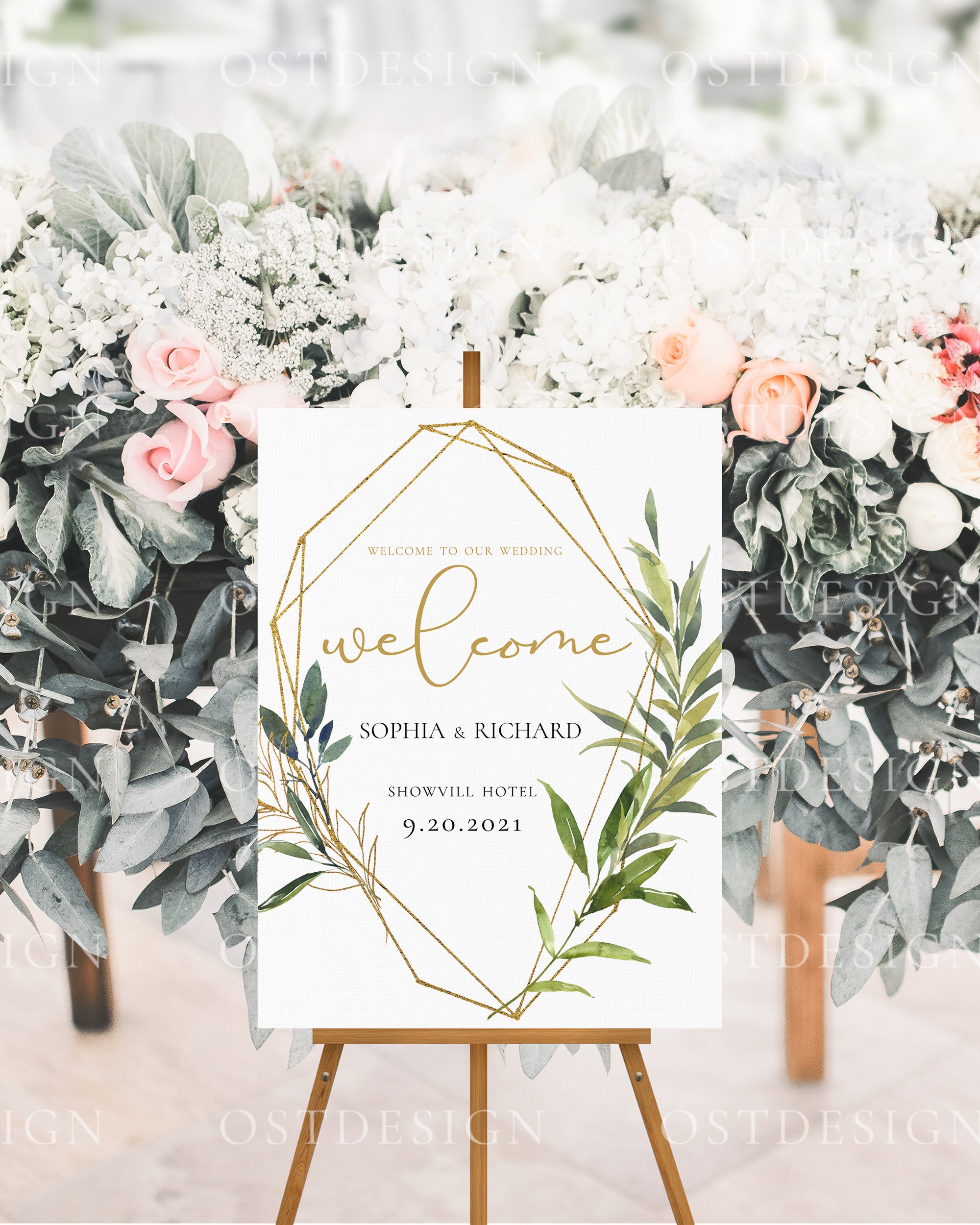 Easel Sign Mockup Wedding Easel Mockup Welcome Sign Mockup - Etsy