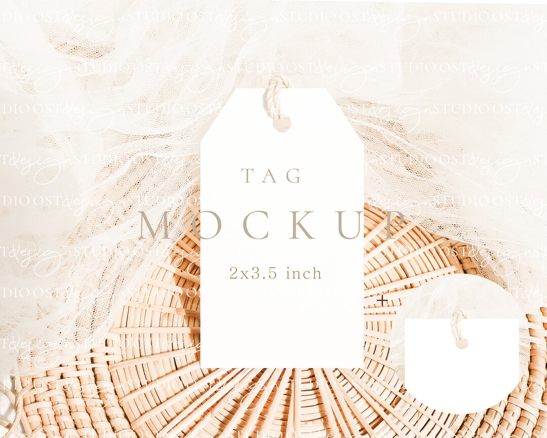 Wedding Favor Tag Mockup Boho Tag Mockup Thank You Tag Mockup Gift Tag ...