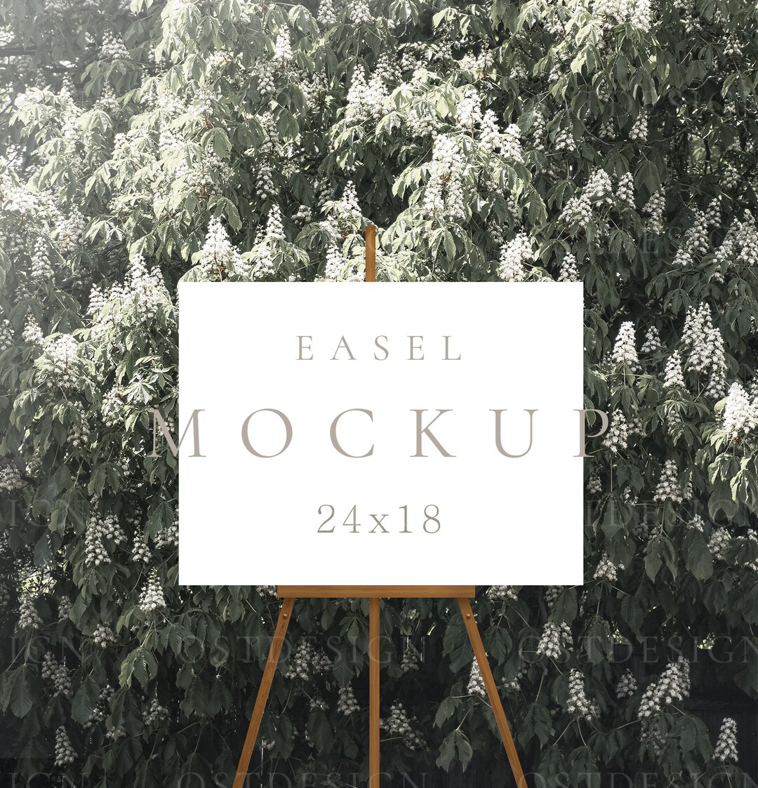 Easel Sign Mockup Welcome Sign Mockup Wedding Easel Mockup Bridal ...