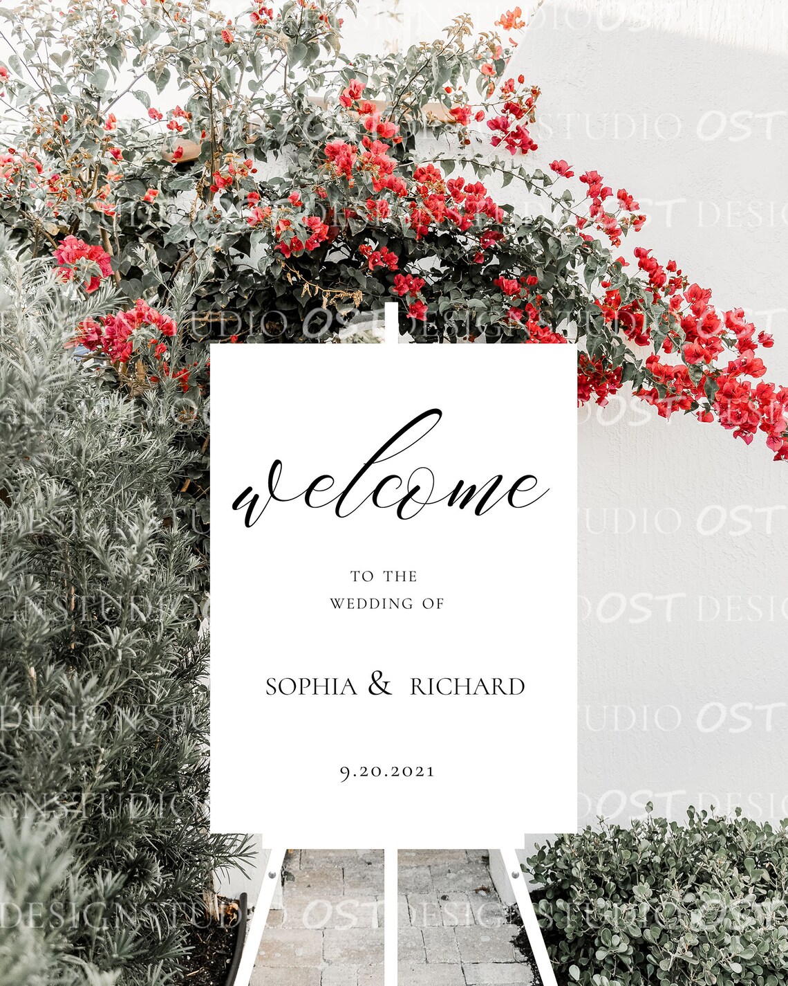 Easel Sign Mockup Wedding Easel Mockup Welcome Sign Mockup Bridal ...