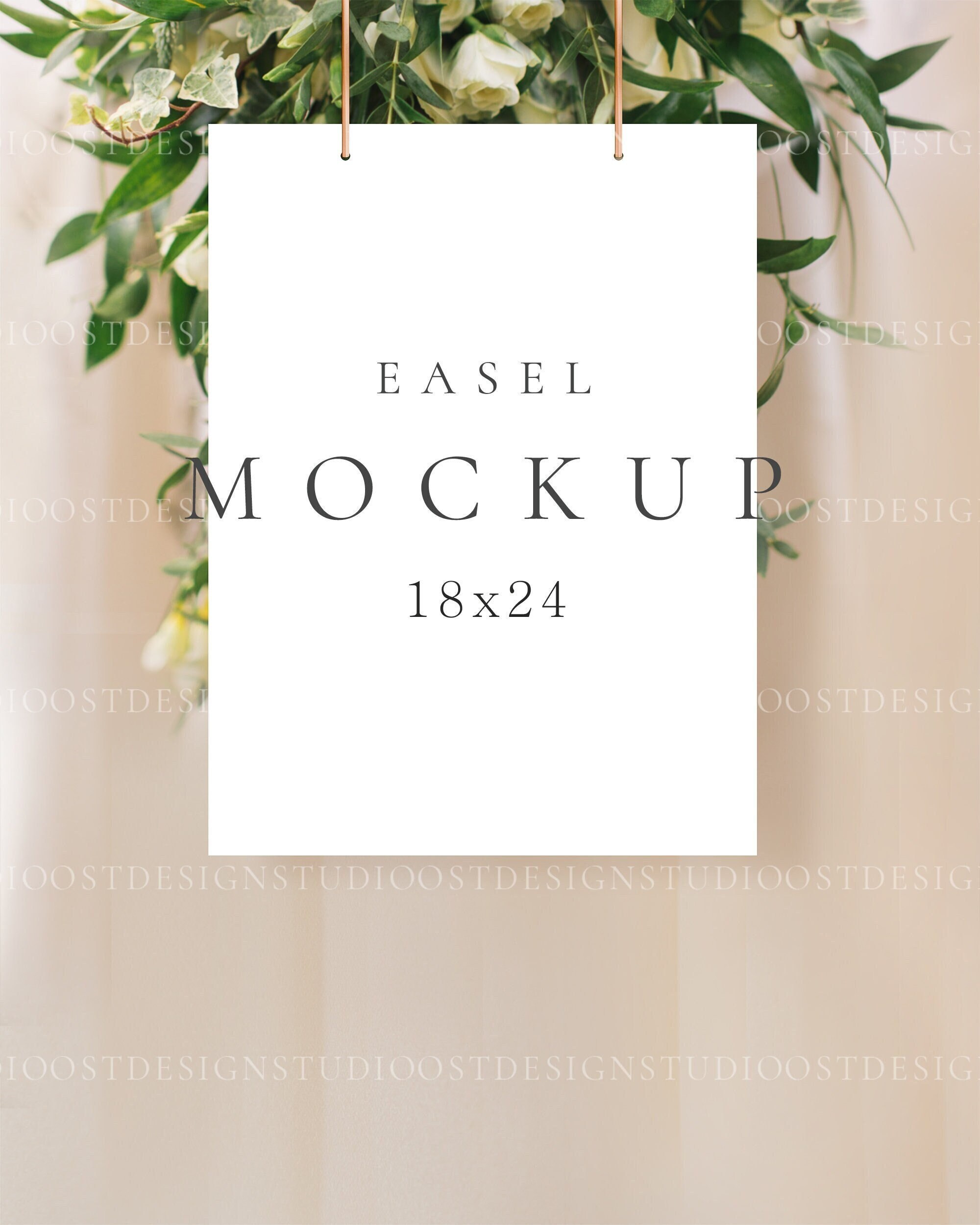 Wedding Sign Mockup Flower Sign Mockup Welcome Sign Mockup - Etsy