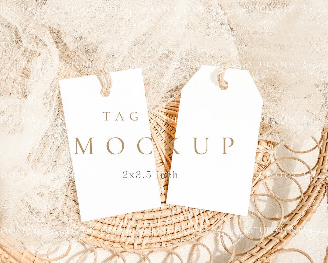 Wedding Favor Tag Mockup Boho Tag Mockup Thank You Tag Mockup Gift Tag ...