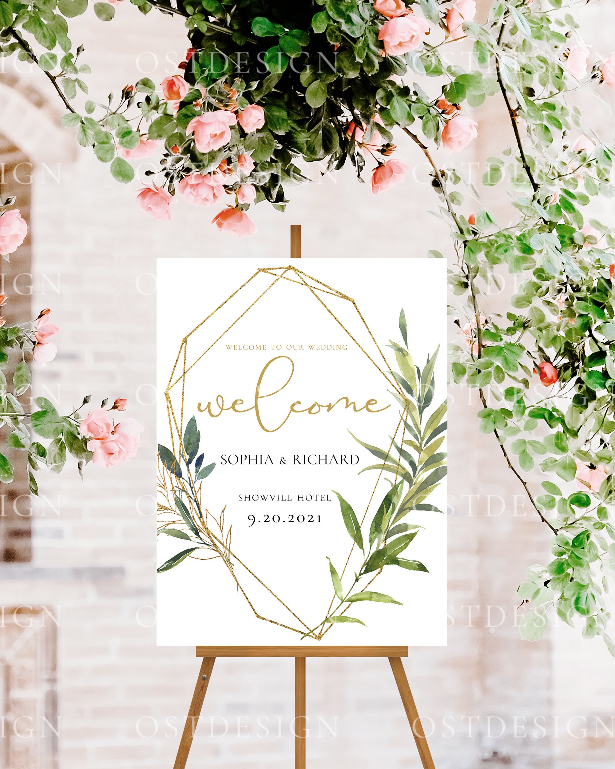 Easel Sign Mockup Welcome Sign Mockup Wedding Easel Mockup - Etsy