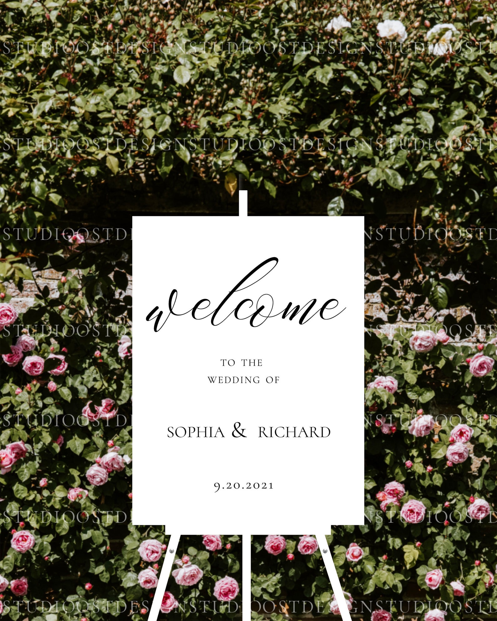 Wedding Easel Mockup Easel Sign Mockup Welcome Sign Mockup | Etsy