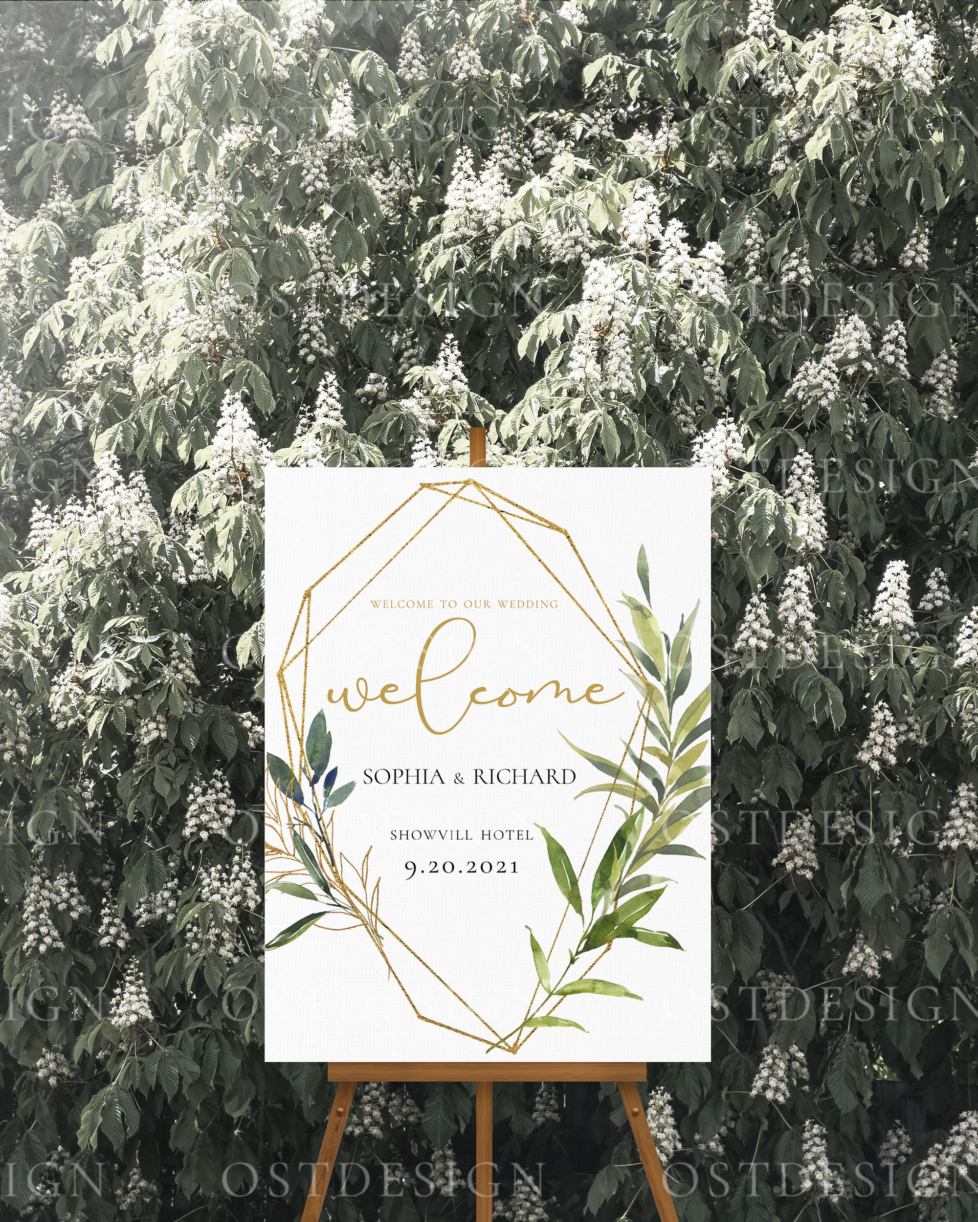 Easel Sign Mockup Welcome Sign Mockup Wedding Easel Mockup Bridal ...