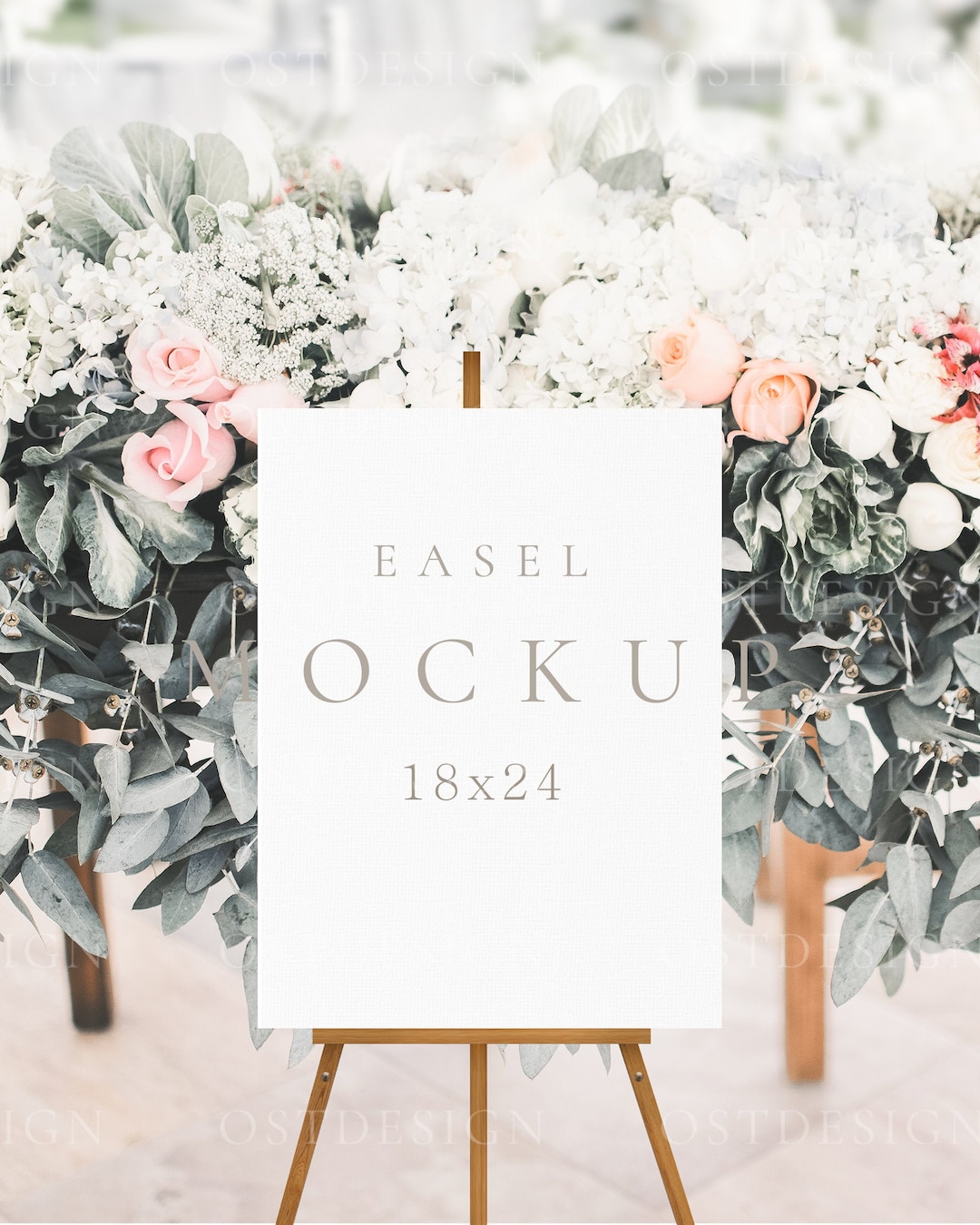 Easel Sign Mockup Wedding Easel Mockup Welcome Sign Mockup Bridal ...