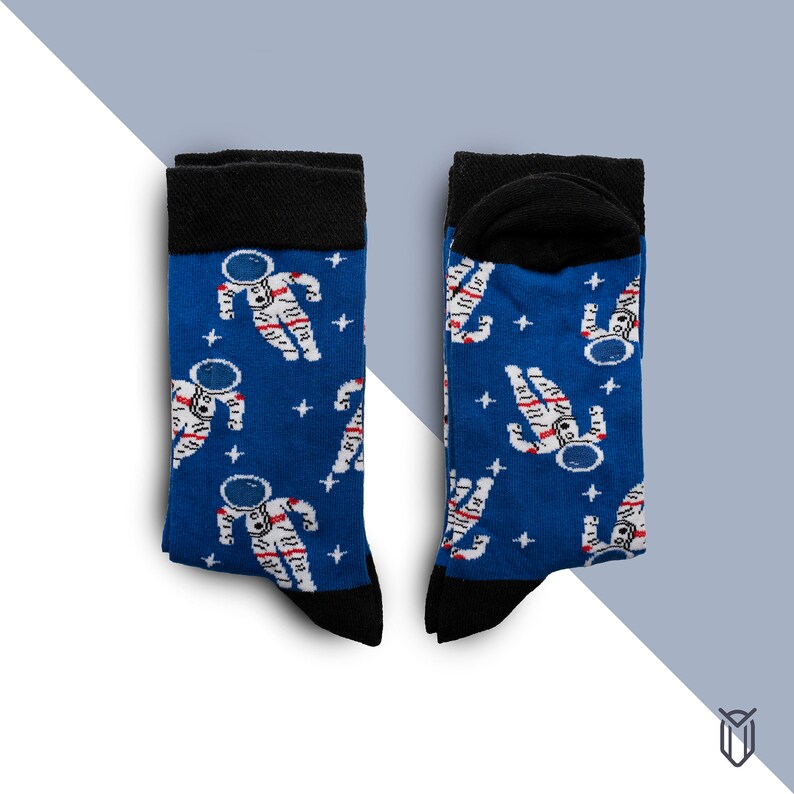 Space Planets Funny Socks | Astronaut NASA Galaxy Cosmic Odd Present ...
