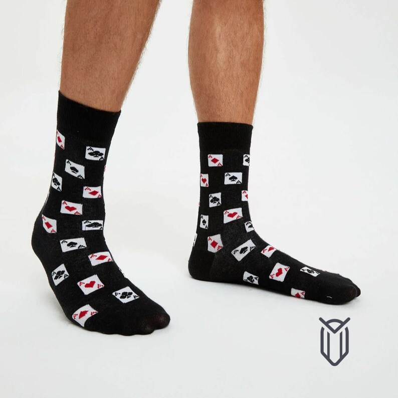 Chess Socks Playing Game Black and White Crazy Chess Crew | Etsy