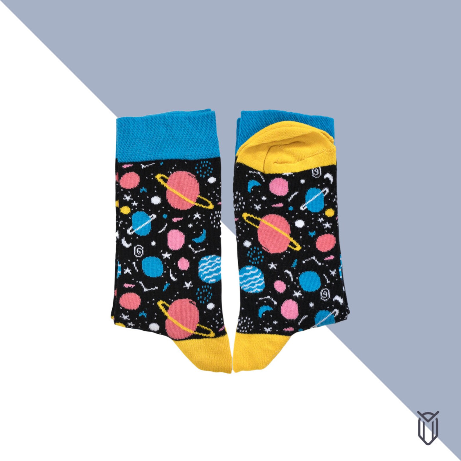 Space Planets Funny Socks Astronaut NASA Galaxy Cosmic Odd | Etsy