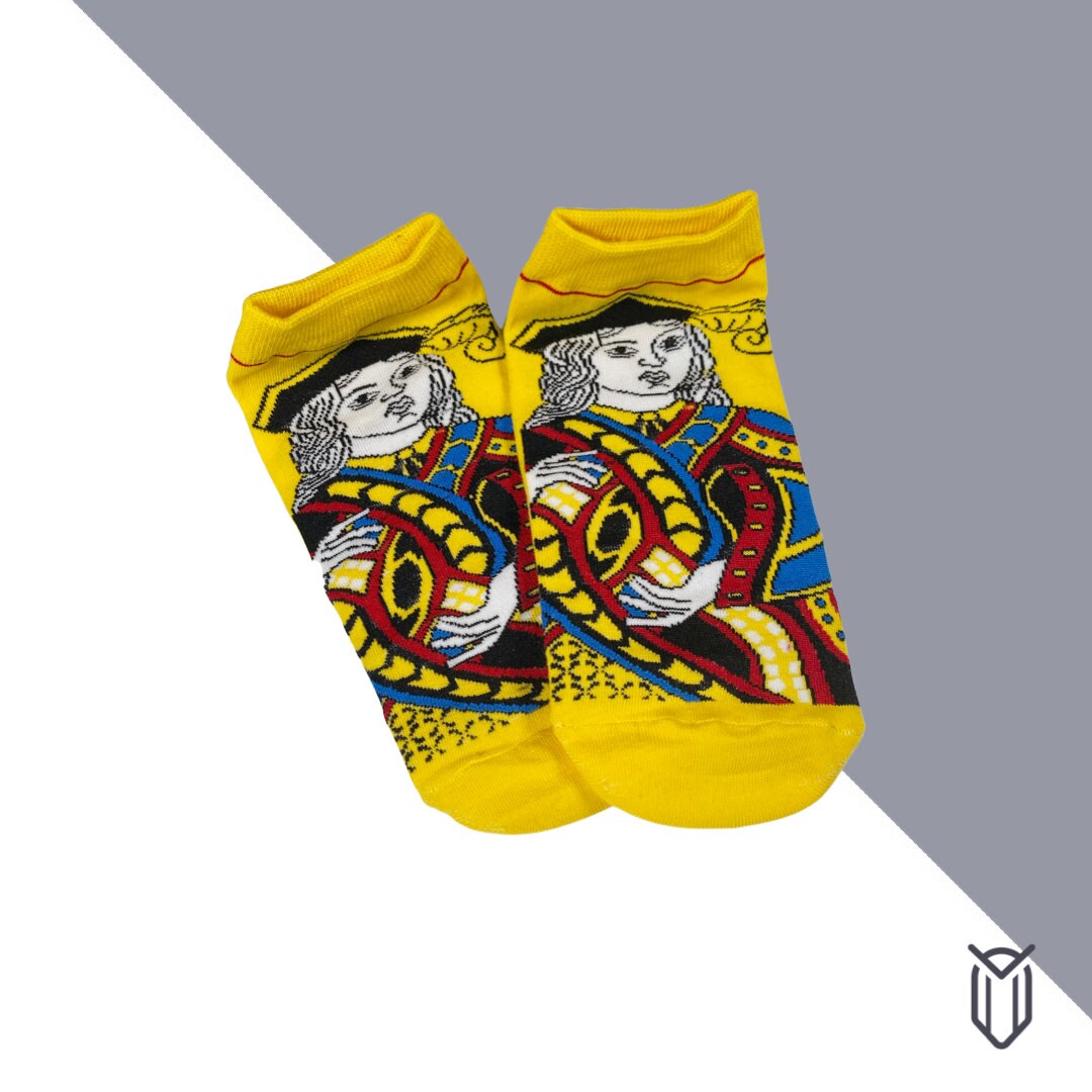 King Queen Jack Socks | Poker Card Player | Crazy Texas Odd Red Casino ...