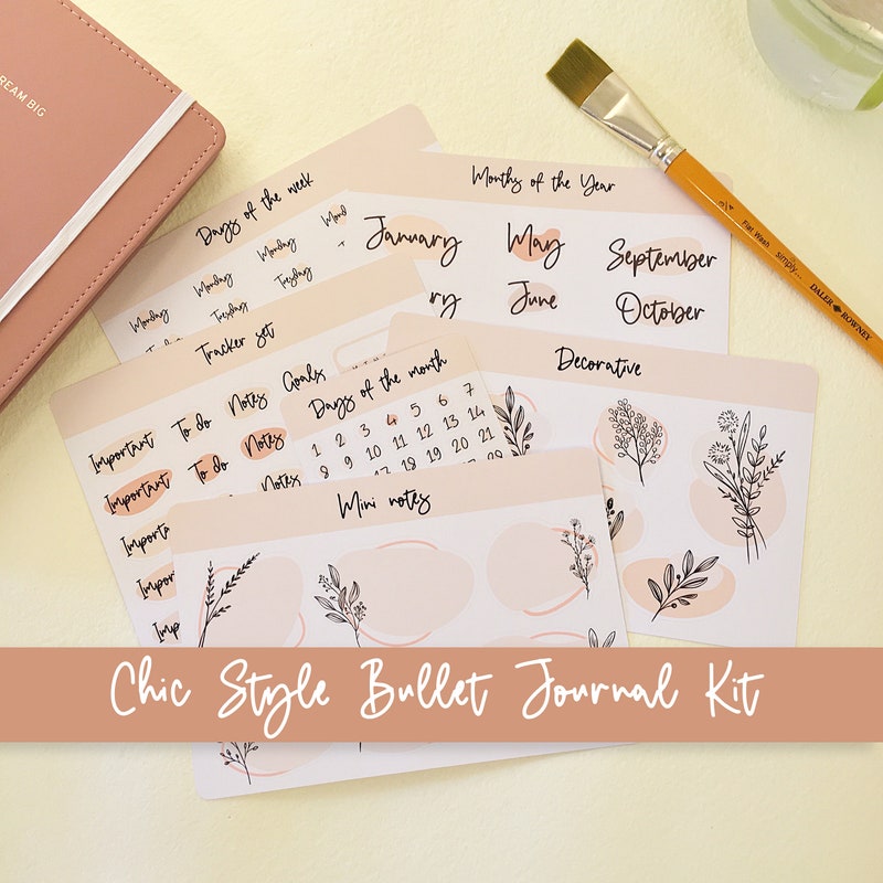 Bullet Journal Stickers - Etsy