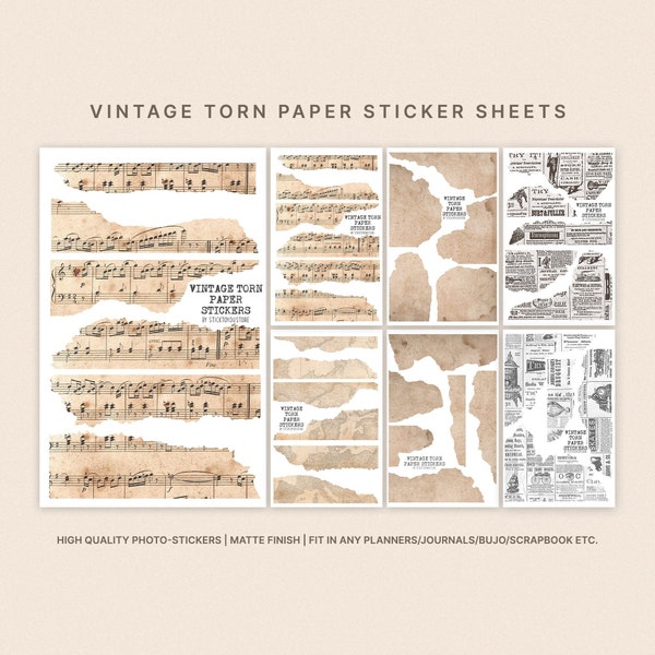 Ripped Paper Background - Etsy