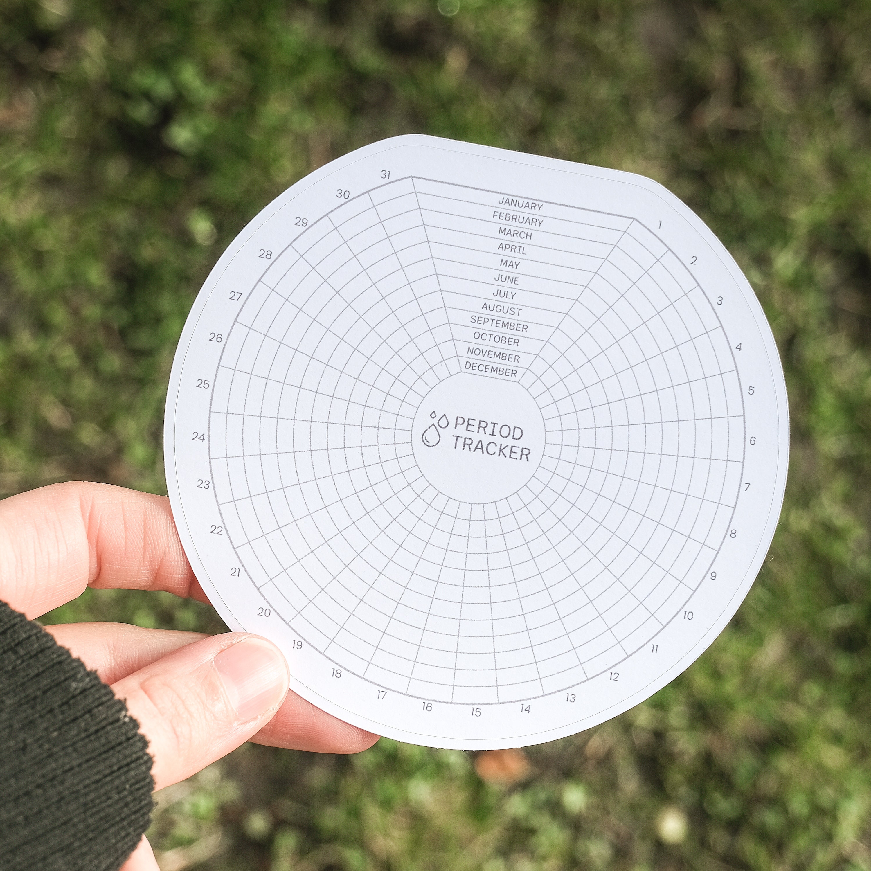 Period Tracker Sticker to Track and Color Your Period Cycle Length ...