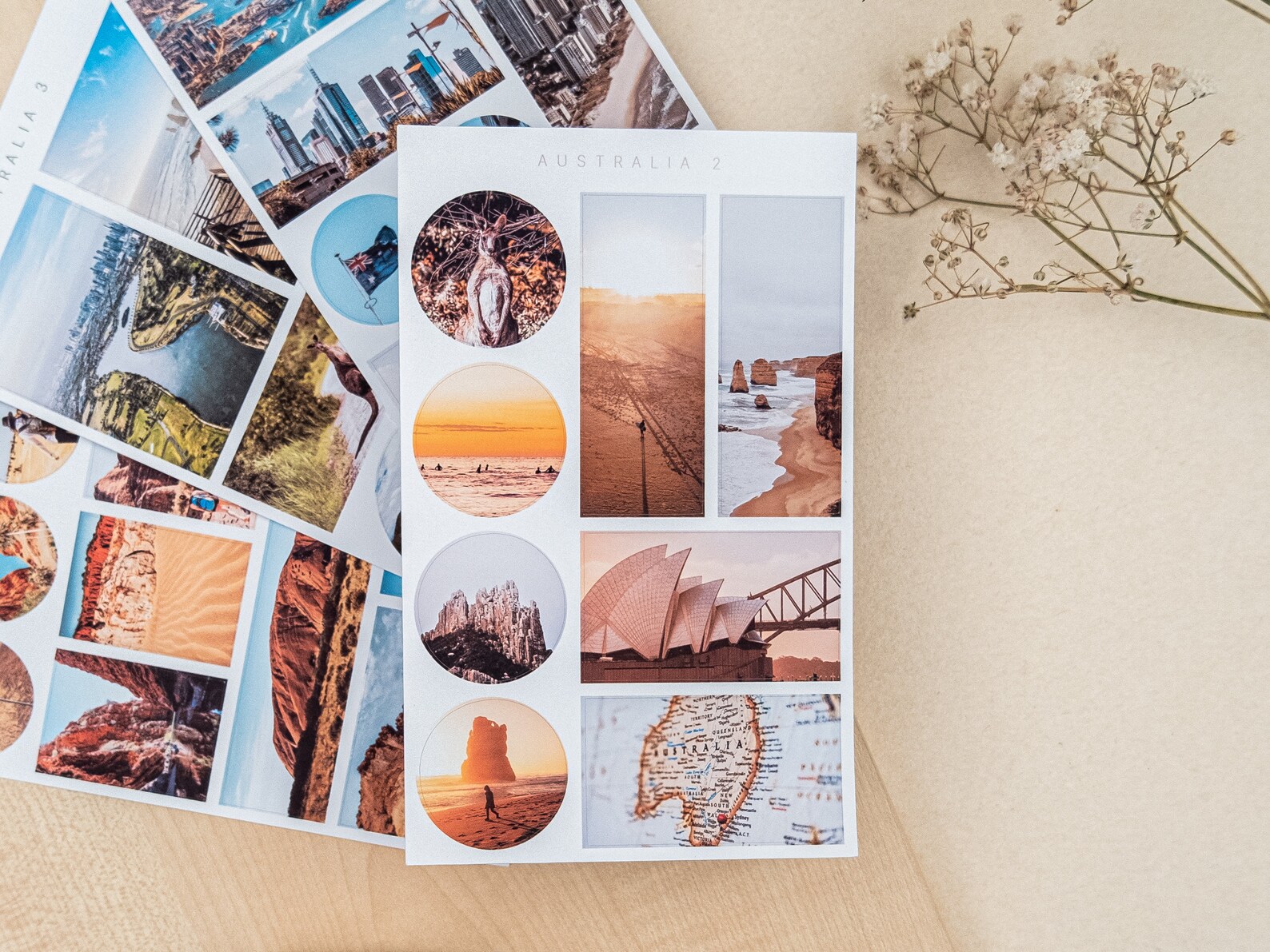 Australia Themed Stickers • Travel Journal Stickers • Aesthetic Aussie ...