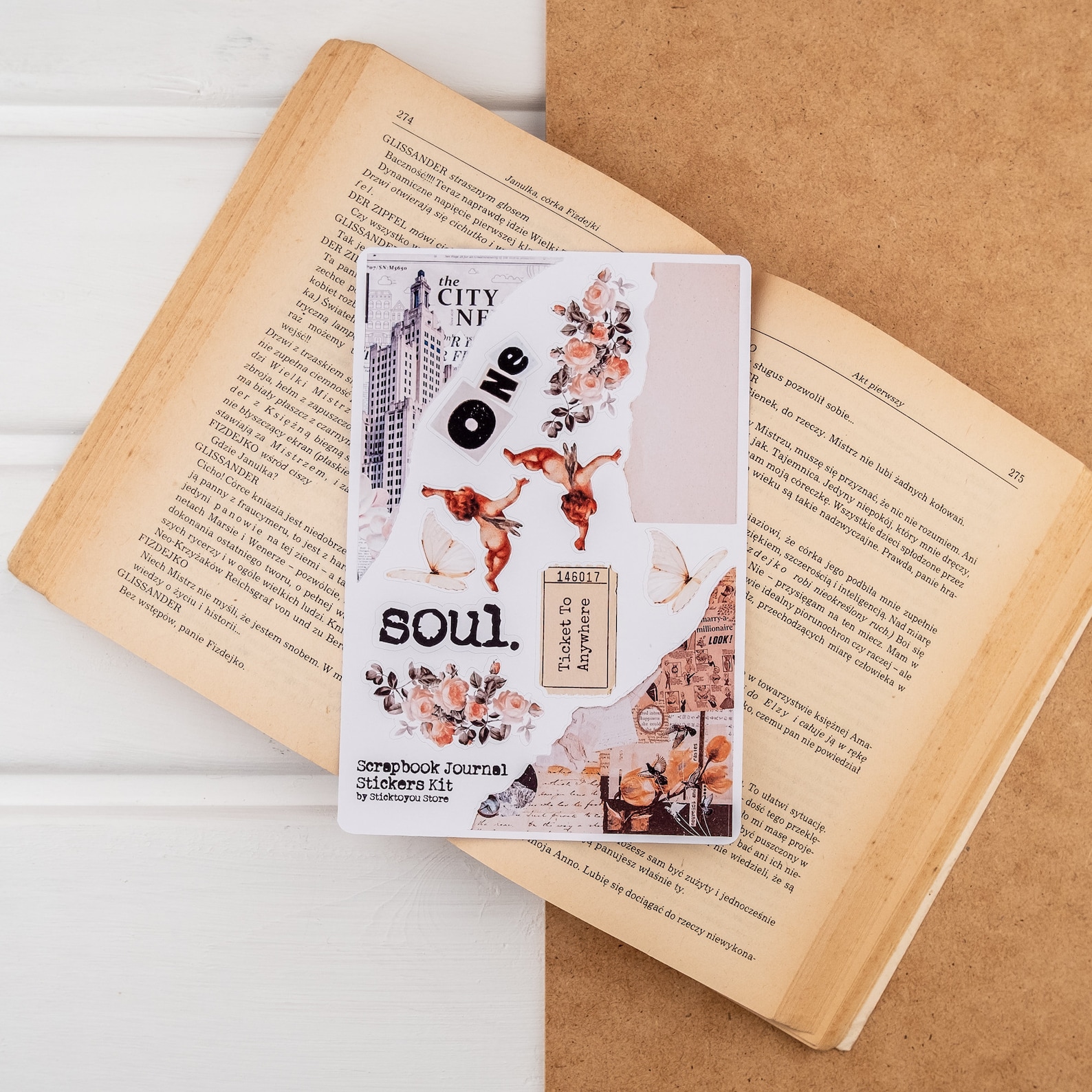 Vintage Art Decor Stickers for Journaling, Aesthetic Retro Stickers ...