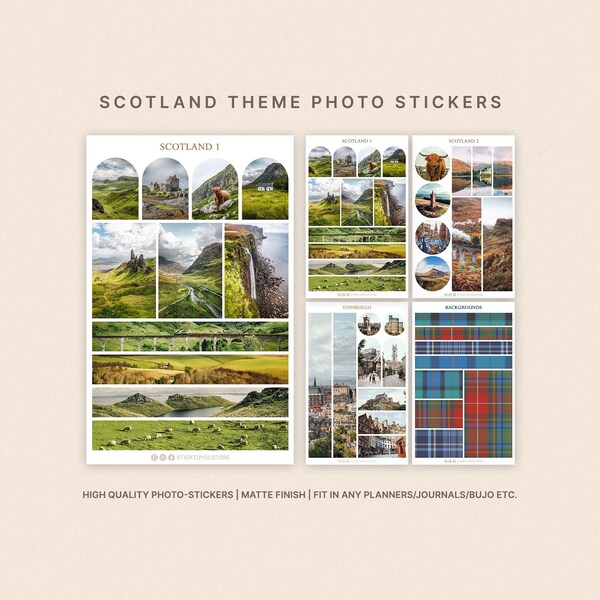 Scottish Cow Stickers - Etsy