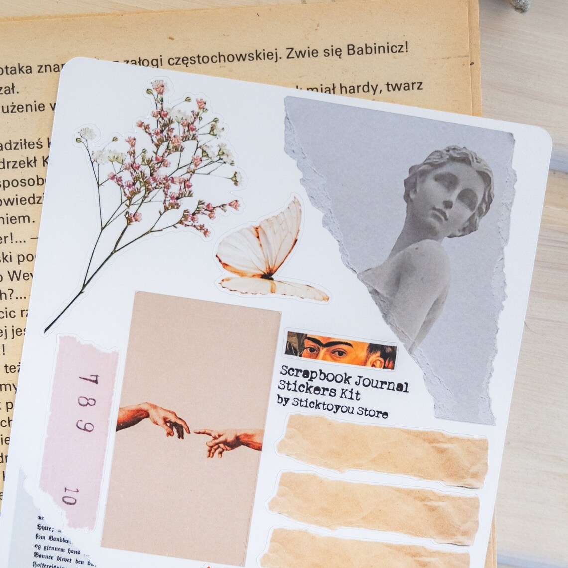 Vintage Style Stickers for Bullet Journal Retro Art | Etsy