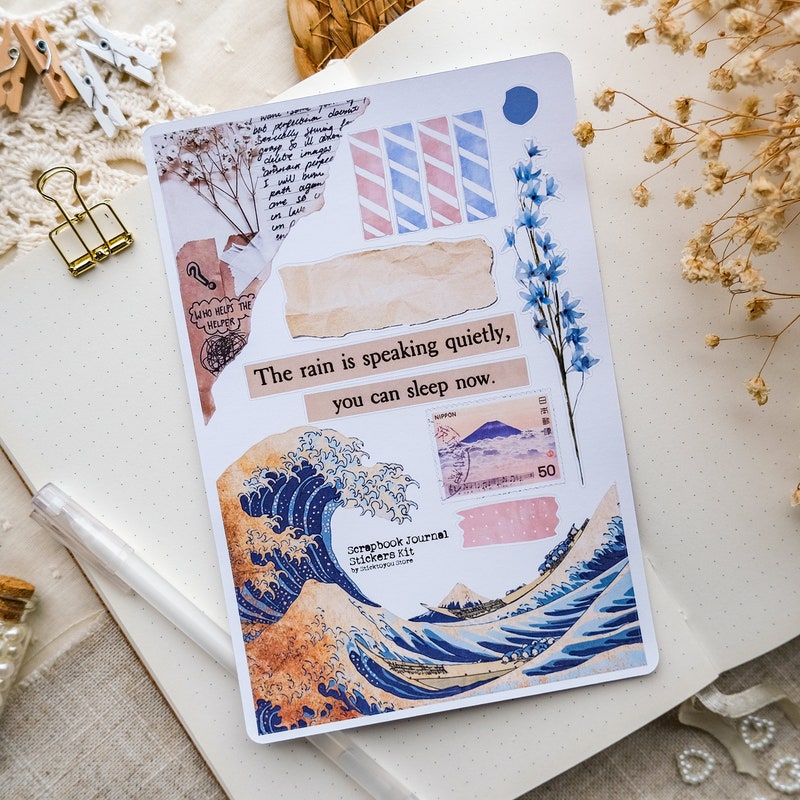 Scrapbook Stickers - Etsy