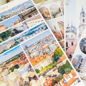 Prague Travel Stickers - Perfect for Journals, Planners, and Scrapbooks ...