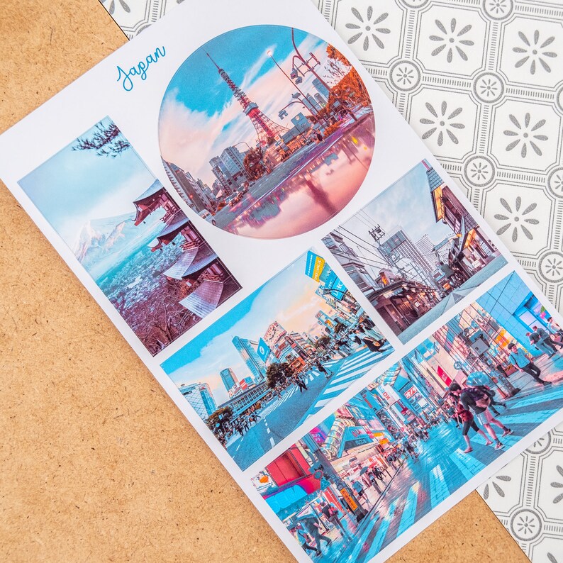 AESTHETIC JAPANESE Scenery Sticker Sheet for Bullet Journal | Etsy