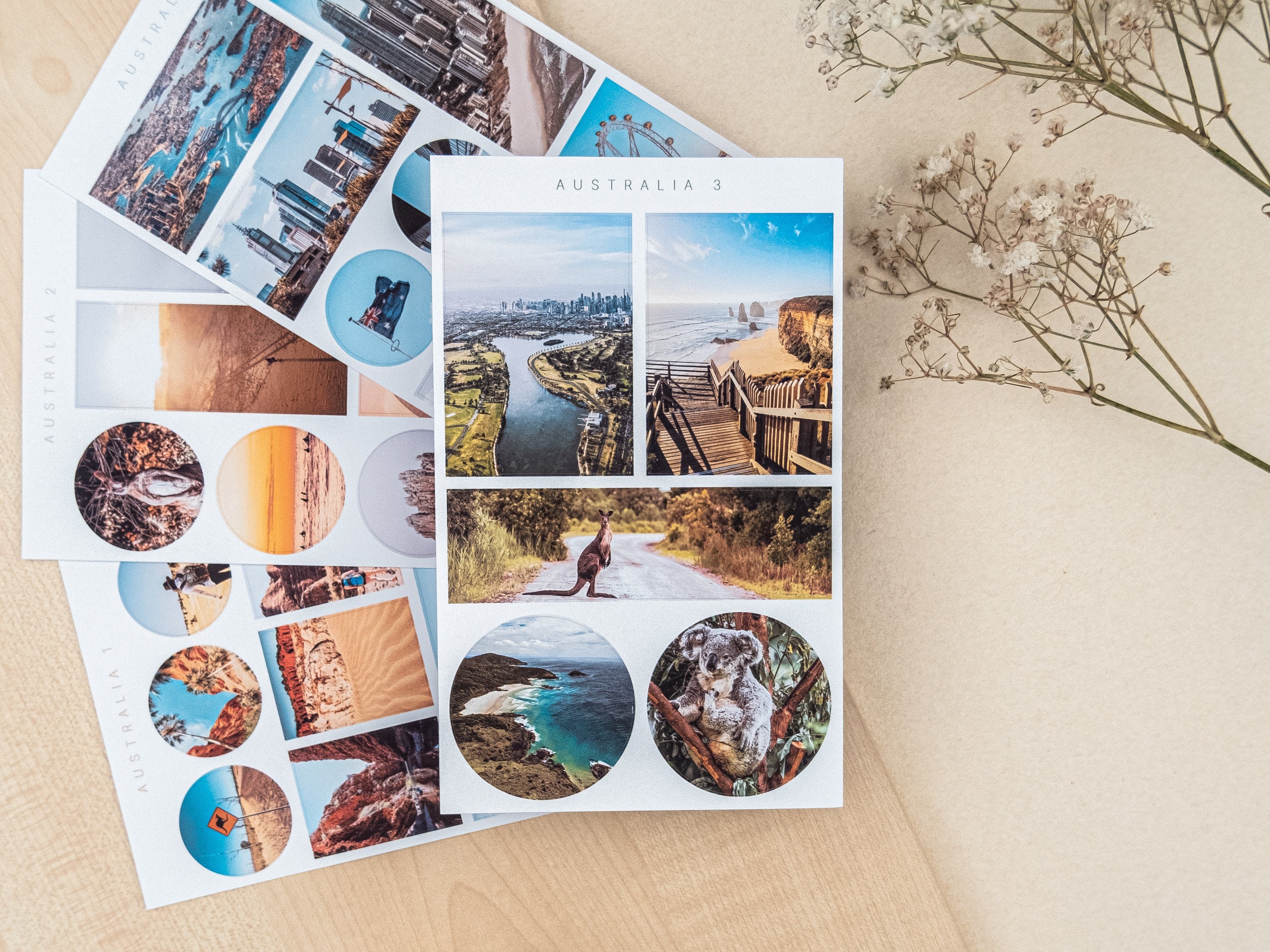 Australia Themed Stickers Travel Journal Stickers - Etsy