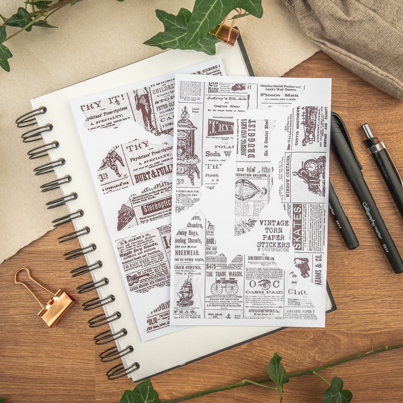 Vintage Ripped Paper Background With World Map Musical Notes - Etsy