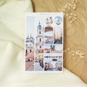 Prague Travel Stickers - Perfect for Journals, Planners, and Scrapbooks ...