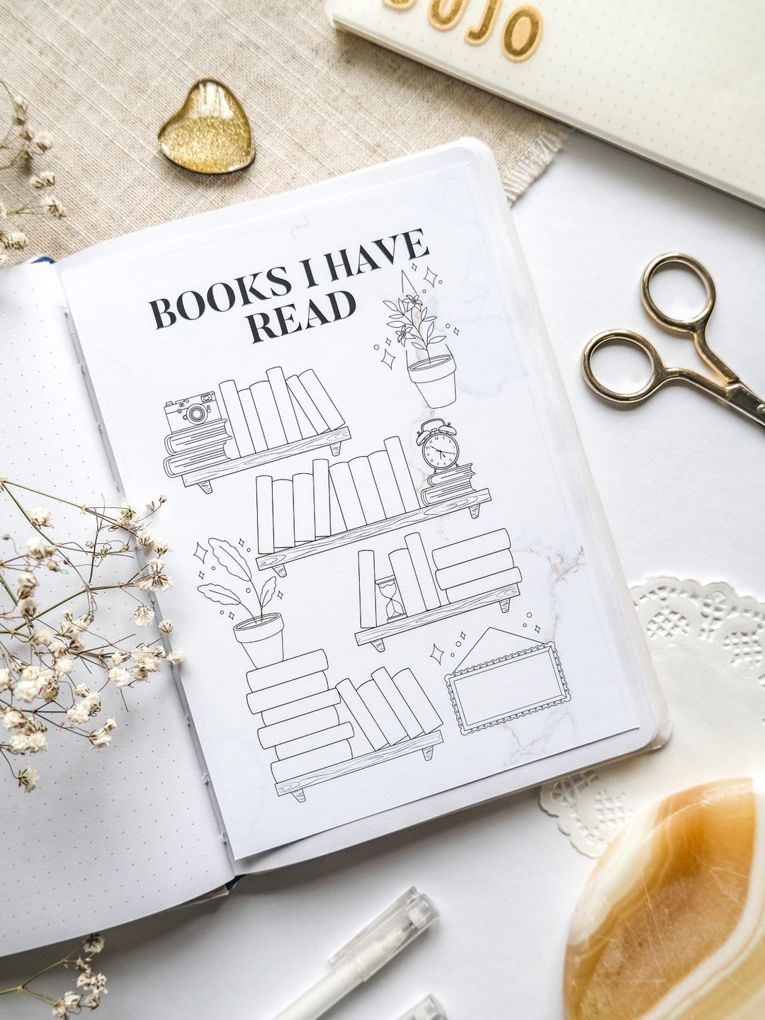 Books I Have Read | Stick in Page | A5 Journal Page | Book Tracker ...