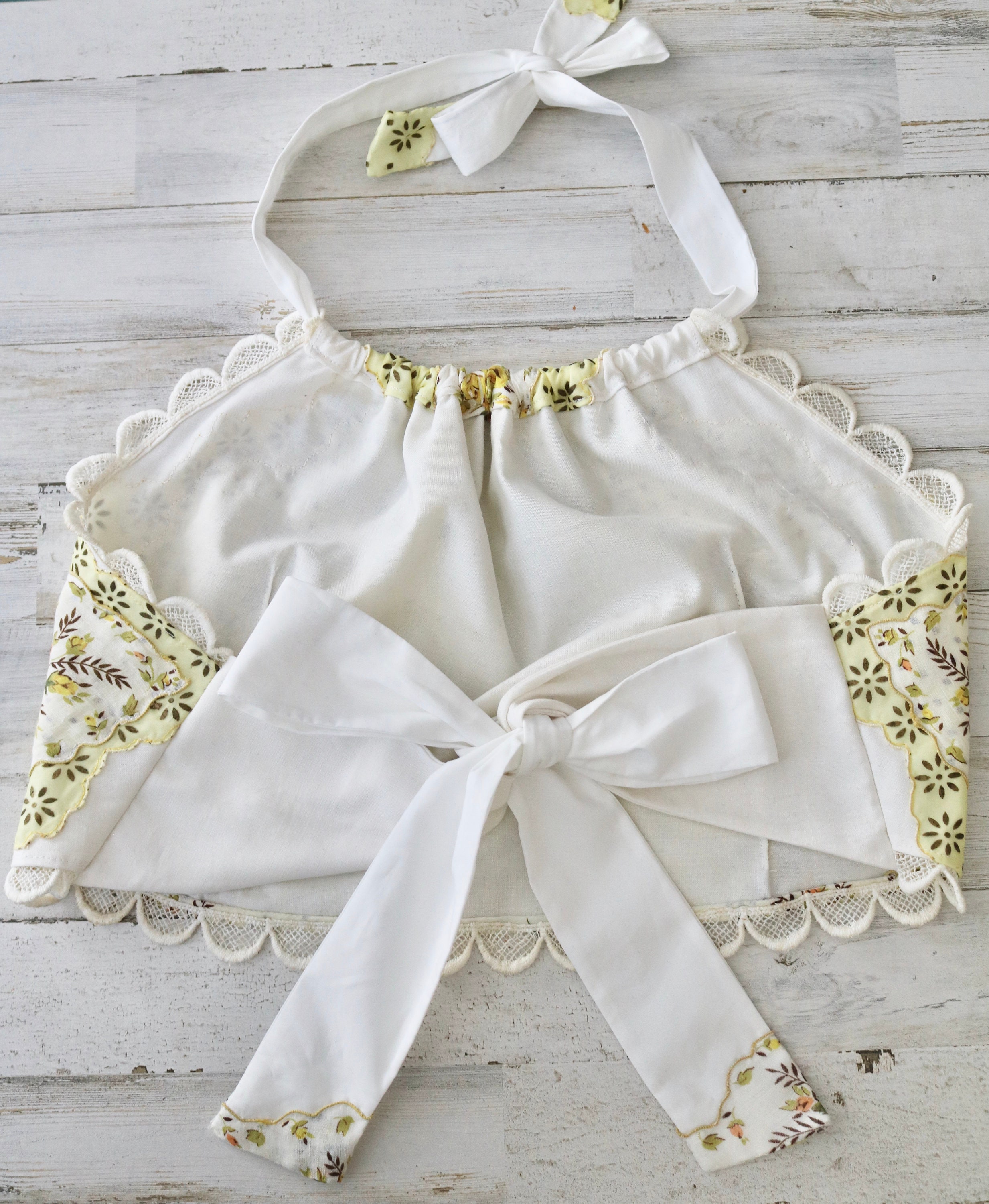 Made to Order Halter Top Upcycled Vintage Linens Tie Back - Etsy