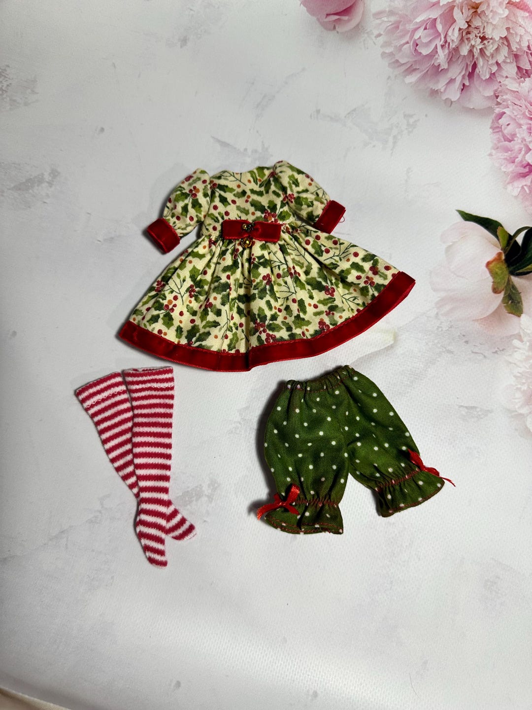 Christmas Set Blythe Outfit, Clothes for Blythe, Blythe Doll, Set ...