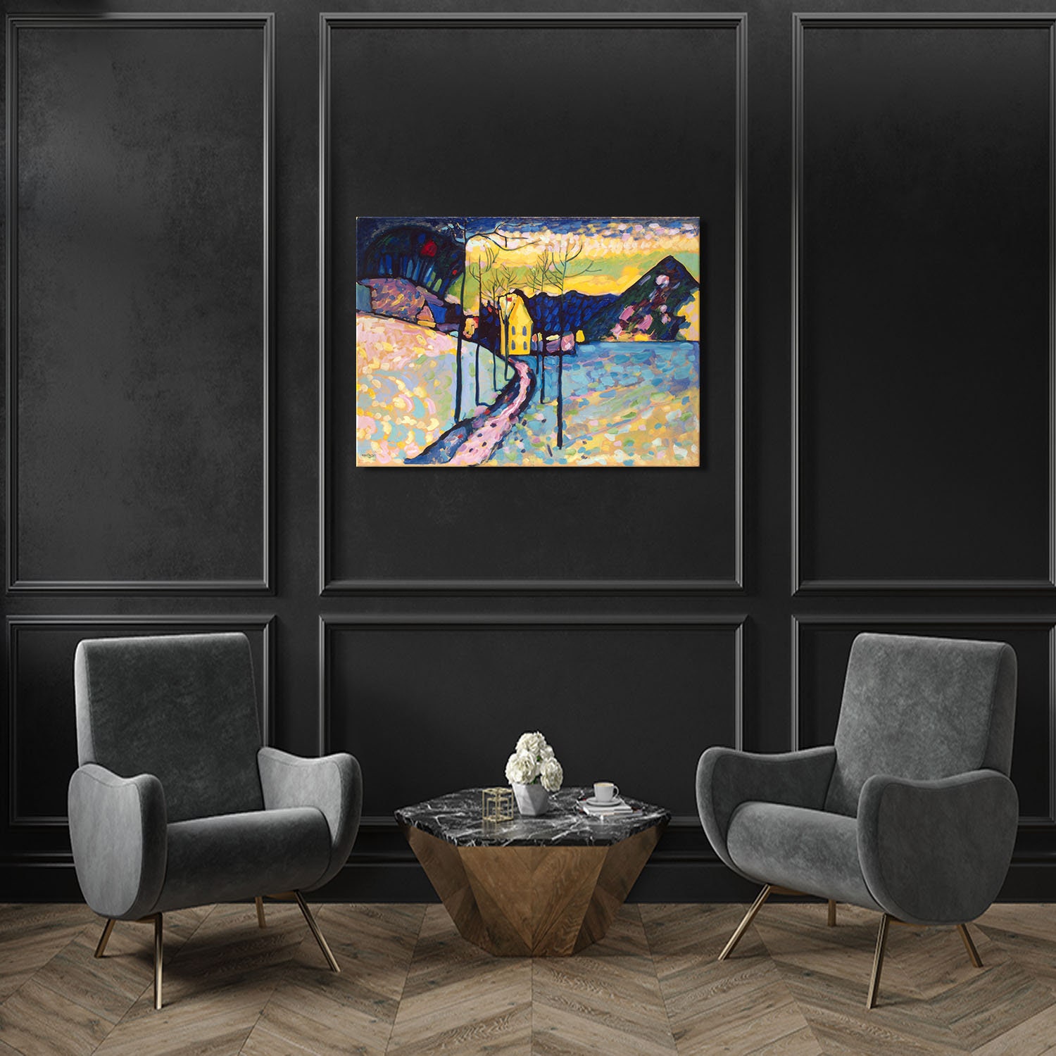 Winter Landscape by Wassily Kandinsky Fine Art Abstract - Etsy