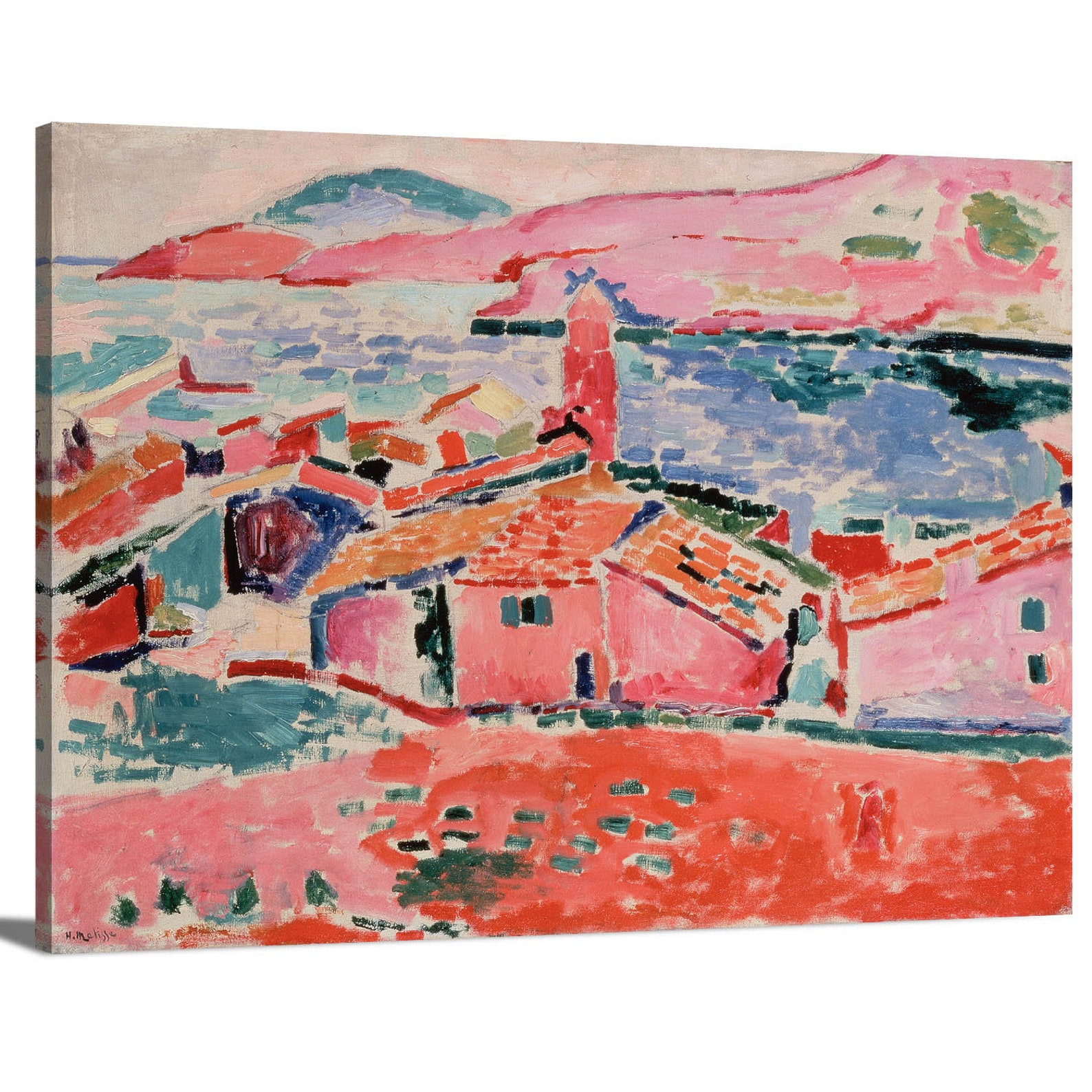 View of Collioure, 1905 by Henri Matisse Classic Fine Art Abstract ...