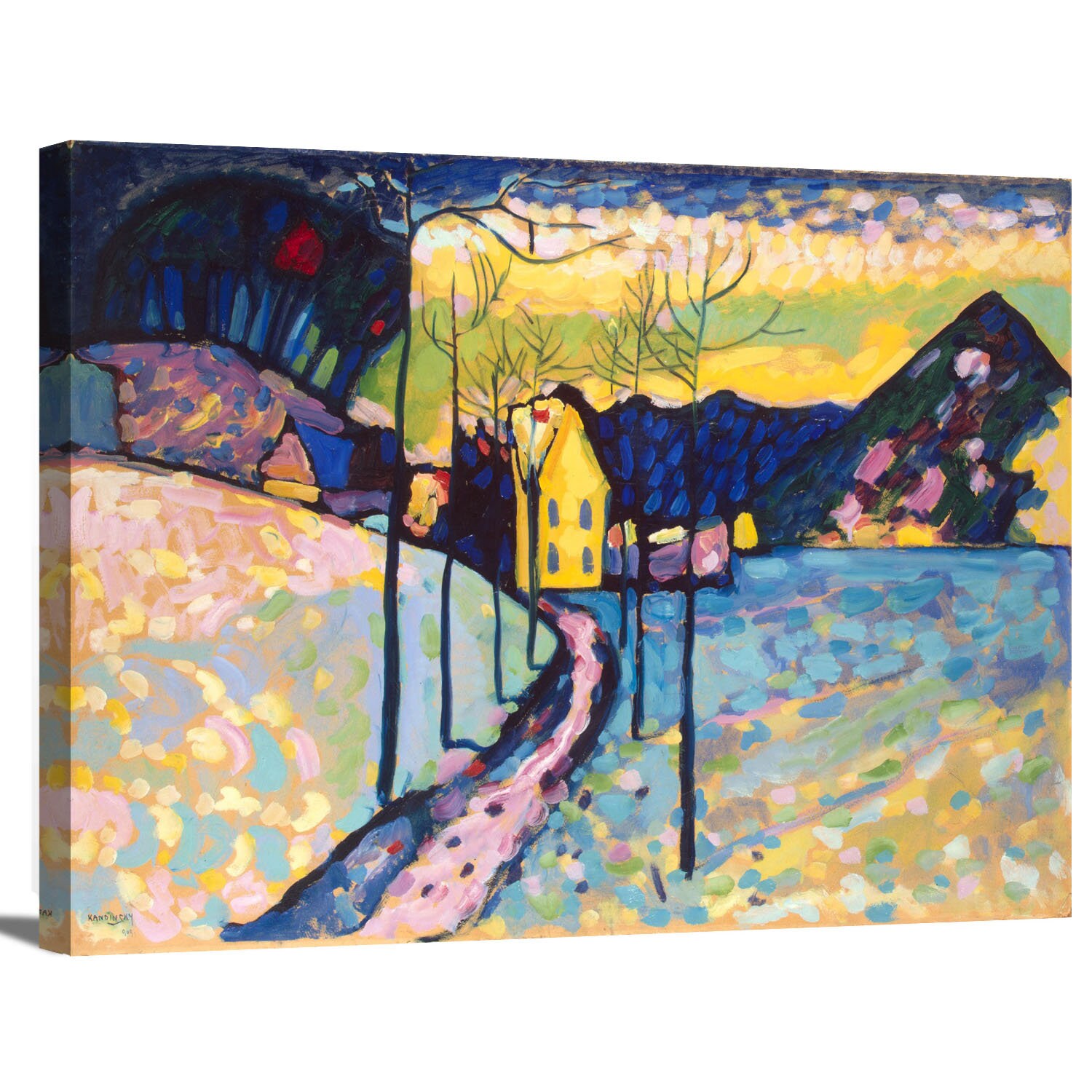 Winter Landscape by Wassily Kandinsky Fine Art Abstract - Etsy