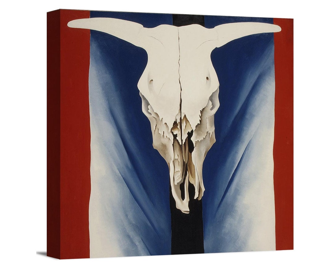 Cow's Skull: Red, White, and Blue by Georgia O'keeffe 1931 Classic Fine ...