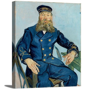 Portrait of the Postman Joseph Roulin by Vincent Van Gogh Classic Fine ...