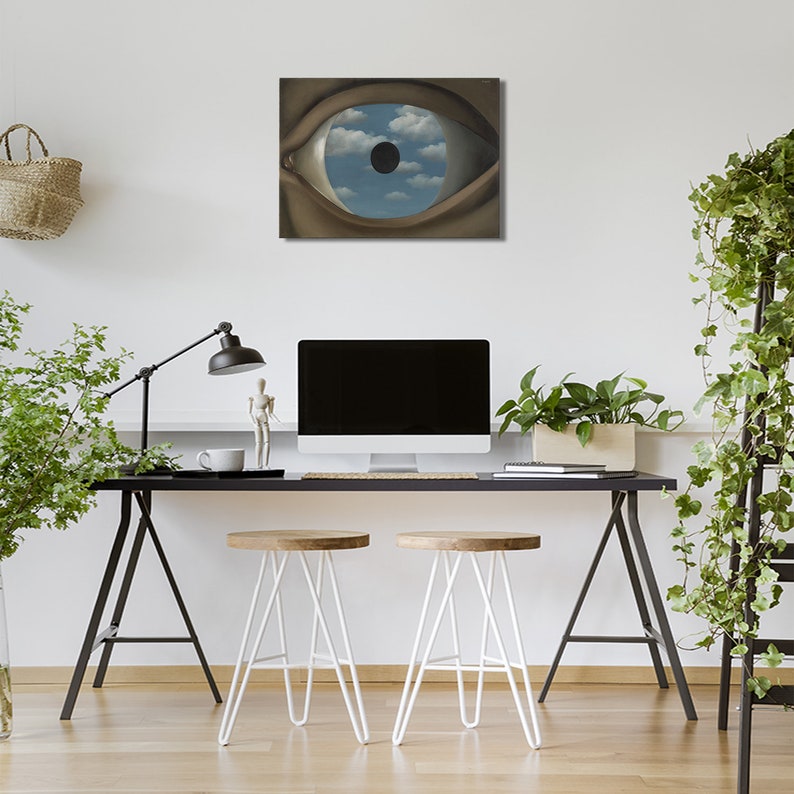 The False Mirror by Rene Magritte Fine Art Poster Print - Etsy