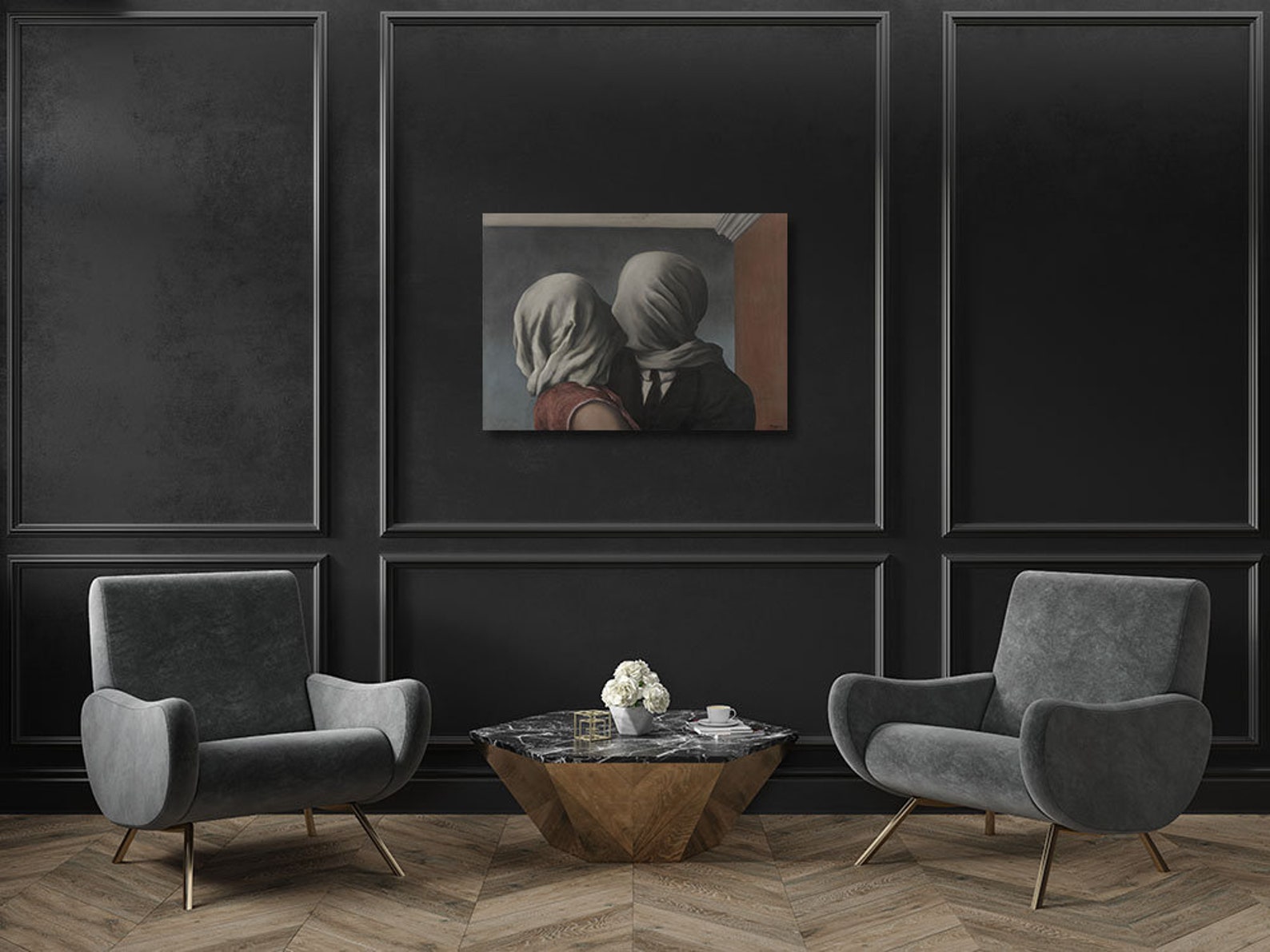 The Lovers II 1928 by Rene Magritte Famous Art Print Painting - Etsy