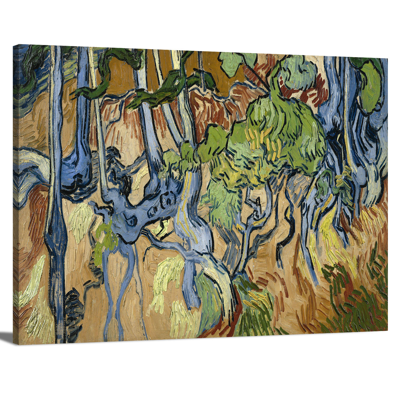 Tree Roots and Trunks by Vincent Van Gogh Classic Fine Art - Etsy UK
