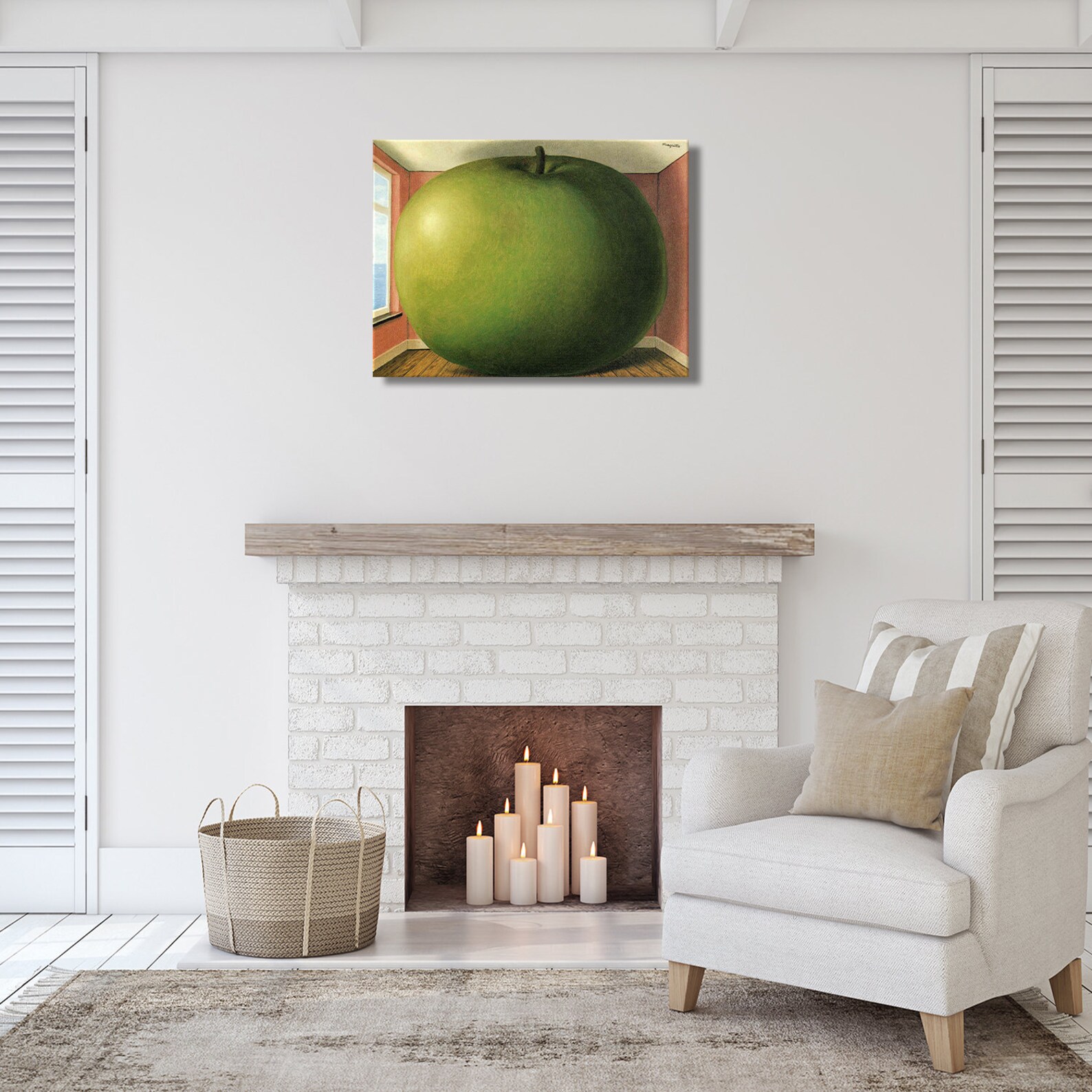 The Listening Room by Rene Magritte Fine Art Poster Print Artwork ...